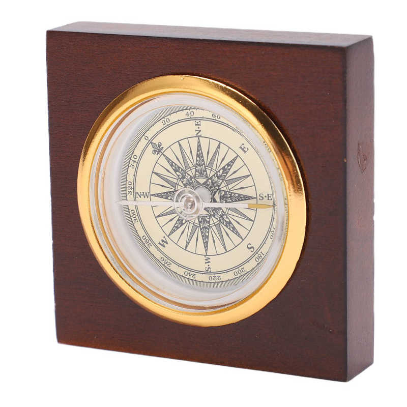 Wooden Box Compass Vintage Compass Multiple Applic... – Grandado