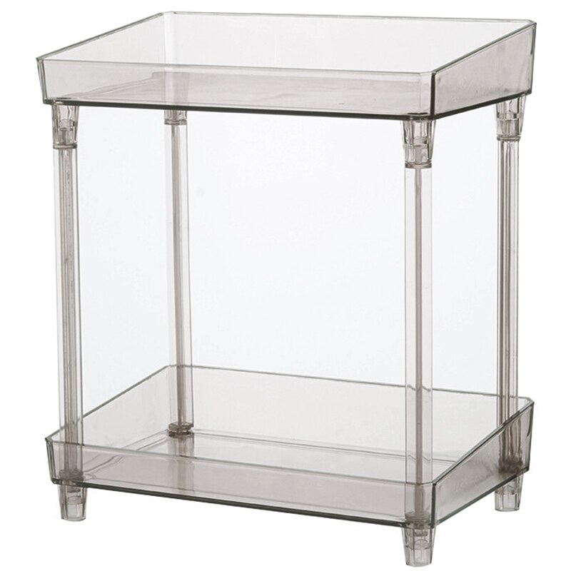 Dressing Table Storage Rack Two-Layer Cosmetic Box... – Grandado