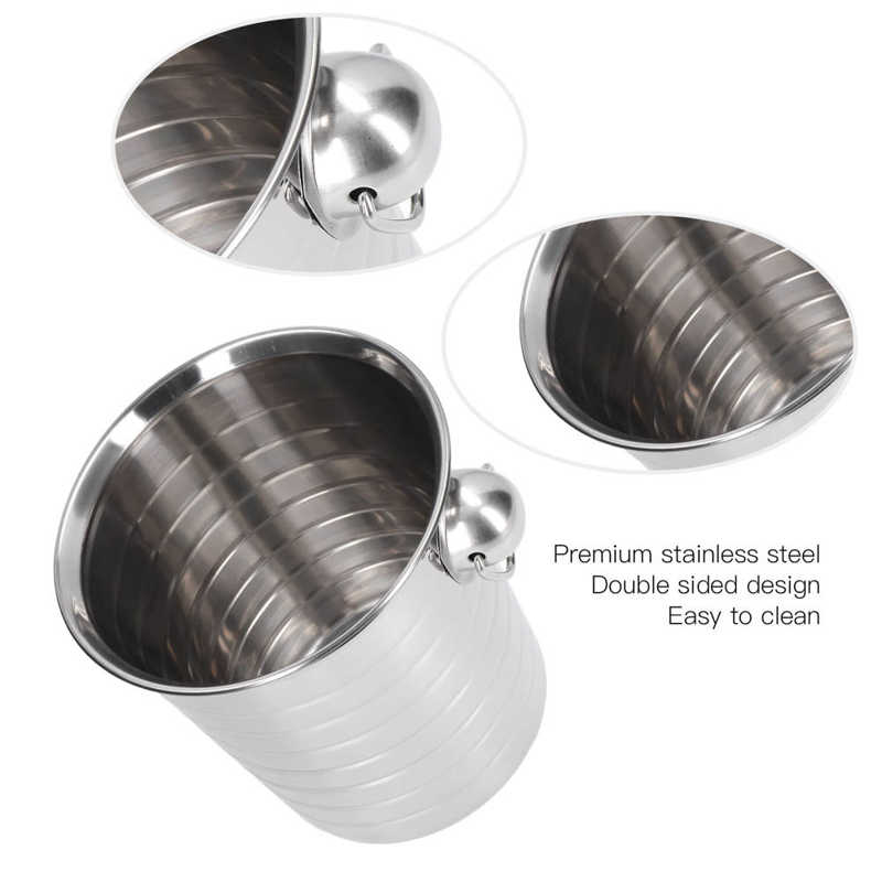 Champagne Bucket Stainless Steel Double Sided Dual... – Grandado