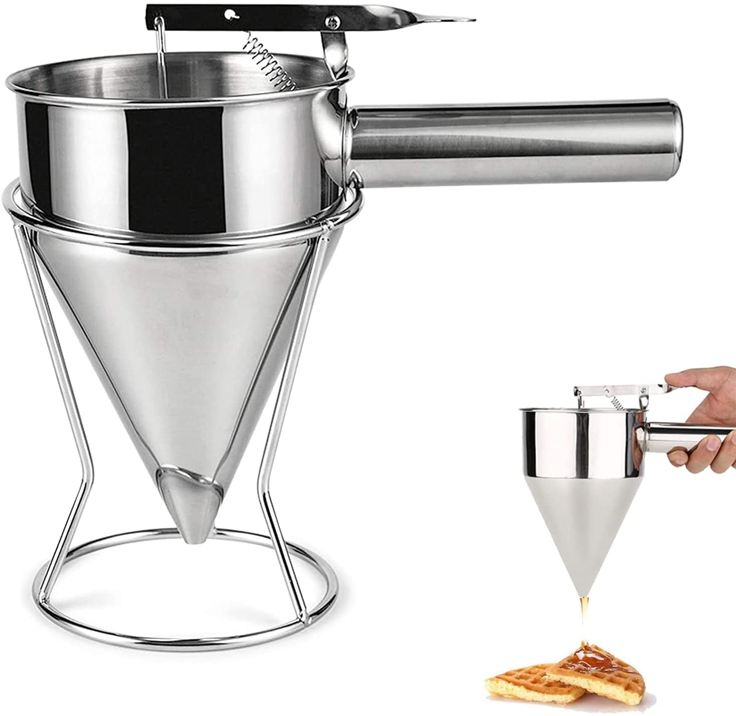 Bakvormen Pancake Batter Dispenser Rvs Cupcake Mak... – Grandado