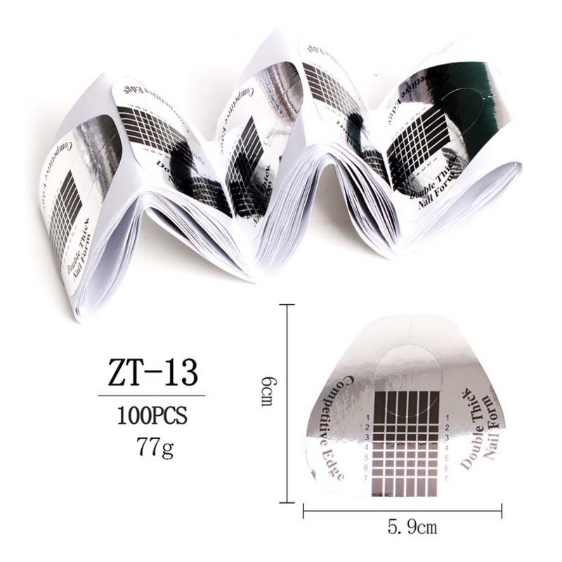 100 Pcs Vlinder Nail Form Tips Acryl DIY Tip UV Ge... – Vicedeal