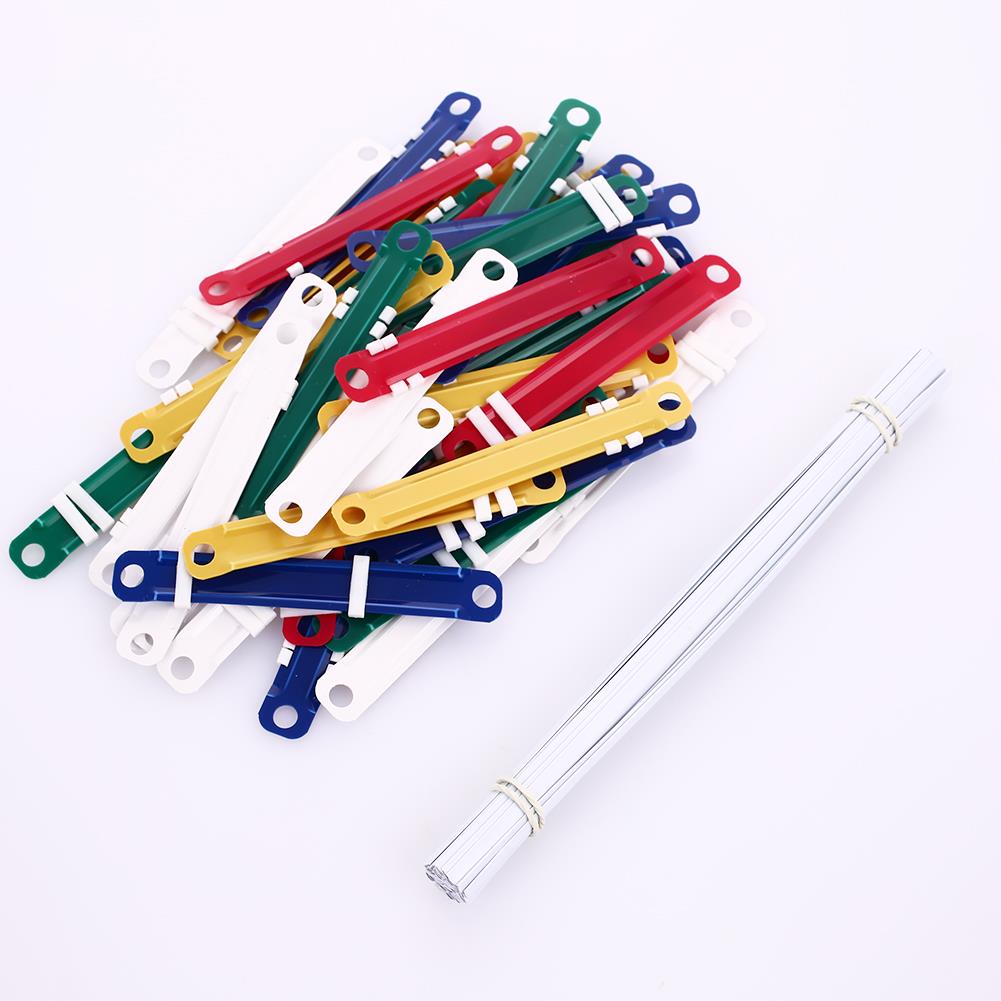 Mini 50pcs/Set Plastic Binding Two-Piece Document ... – Grandado