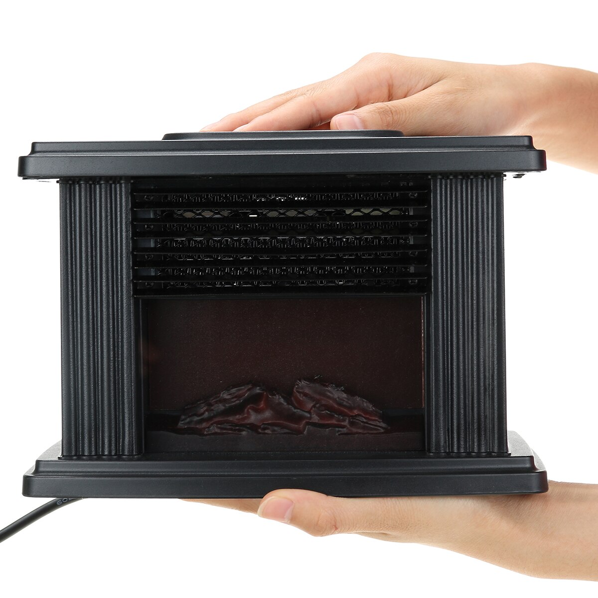 1000w elektrisk eldstadshatare med fjärrkontroll e... – Grandado