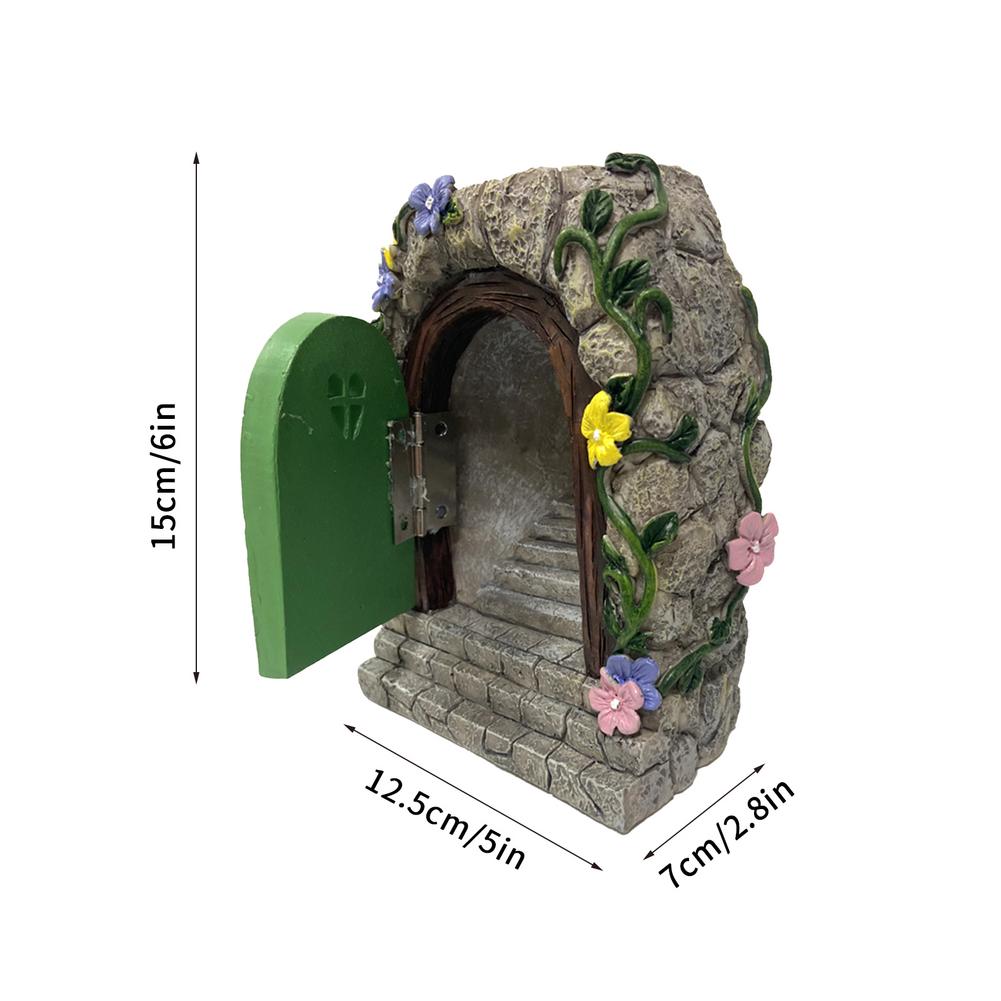 3D Fairy Garden Door Magic Fairy Door Kit Miniatur... – Grandado