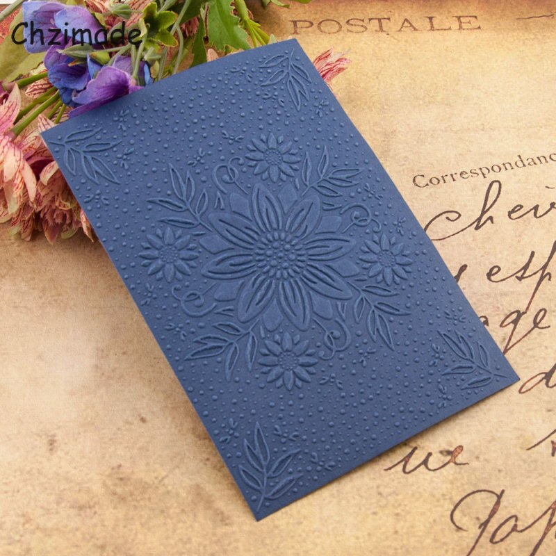 Chzimade Sunflower Embossing Folders Stencil Templ... – Vicedeal