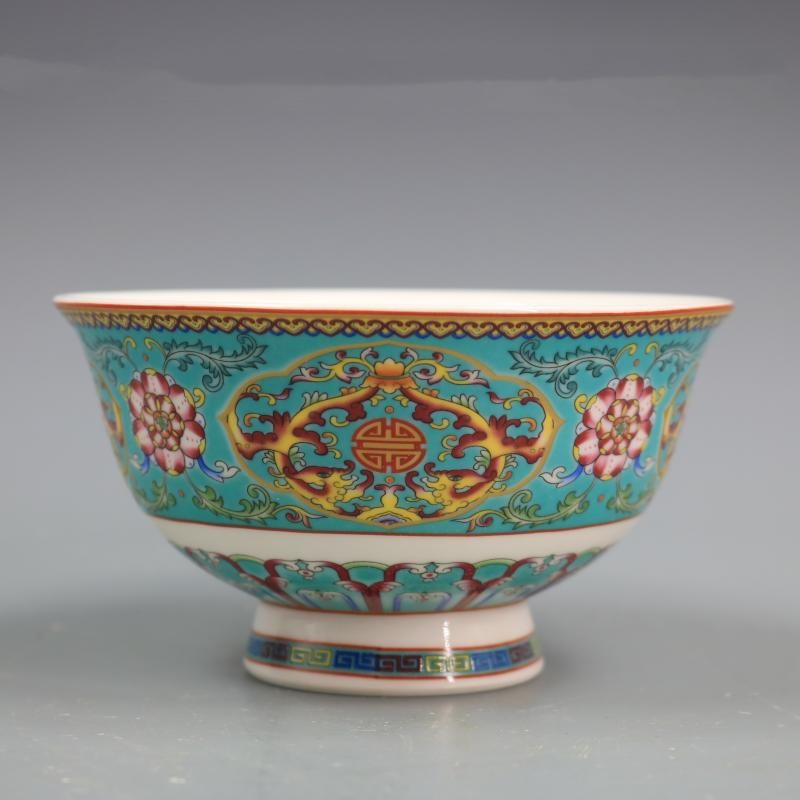 Qing Dynasty Qianlong Blue and White Enamel Color ... – Vicedeal