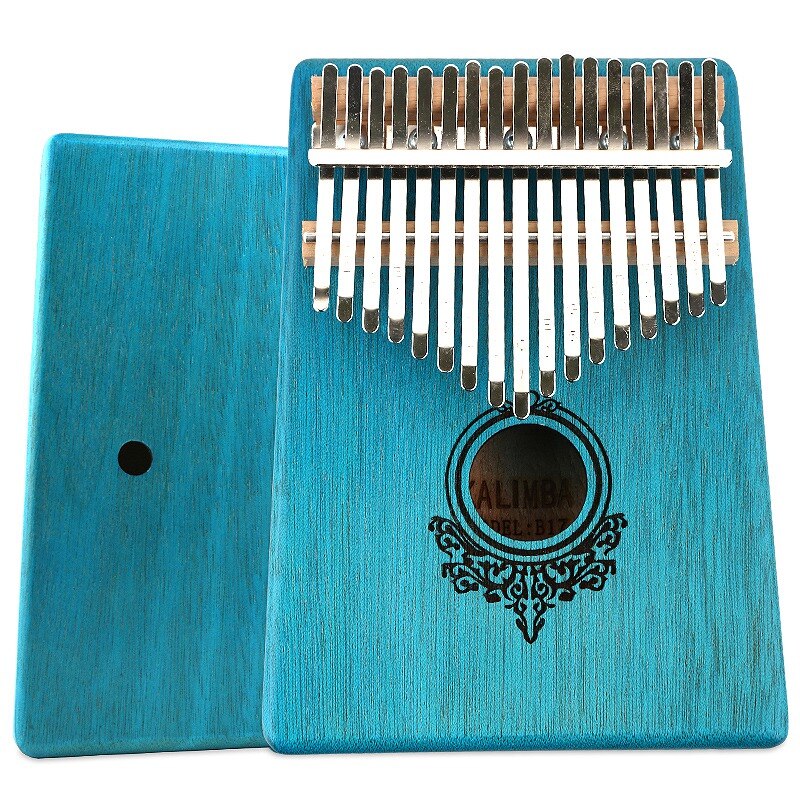 Ad-Kalimba Duim Piano 17 Toetsen Mahonie Houten Me... – Grandado