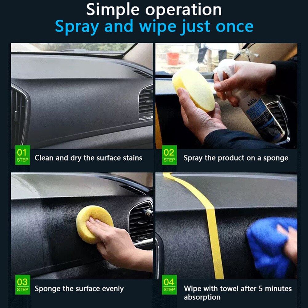 30ml Interior Plastic Refurbishing Agent Car Home ... – Grandado