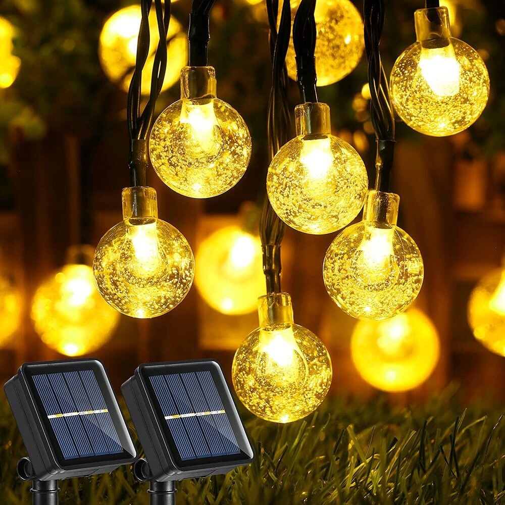 100 LED Crystal ball LED Solar Lamp Power LED Stri... – Grandado