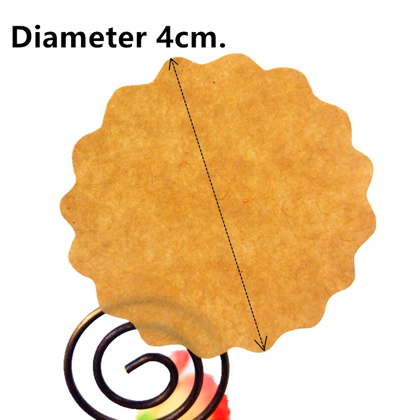 100 st/lot tom blomma tack kraftpapper självhäftan... – Grandado