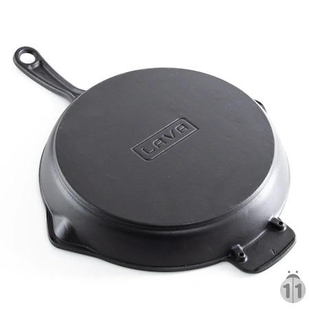 Lava Cast Iron Round Fry pan 28cm LV ECO Y TV Blac... – Grandado