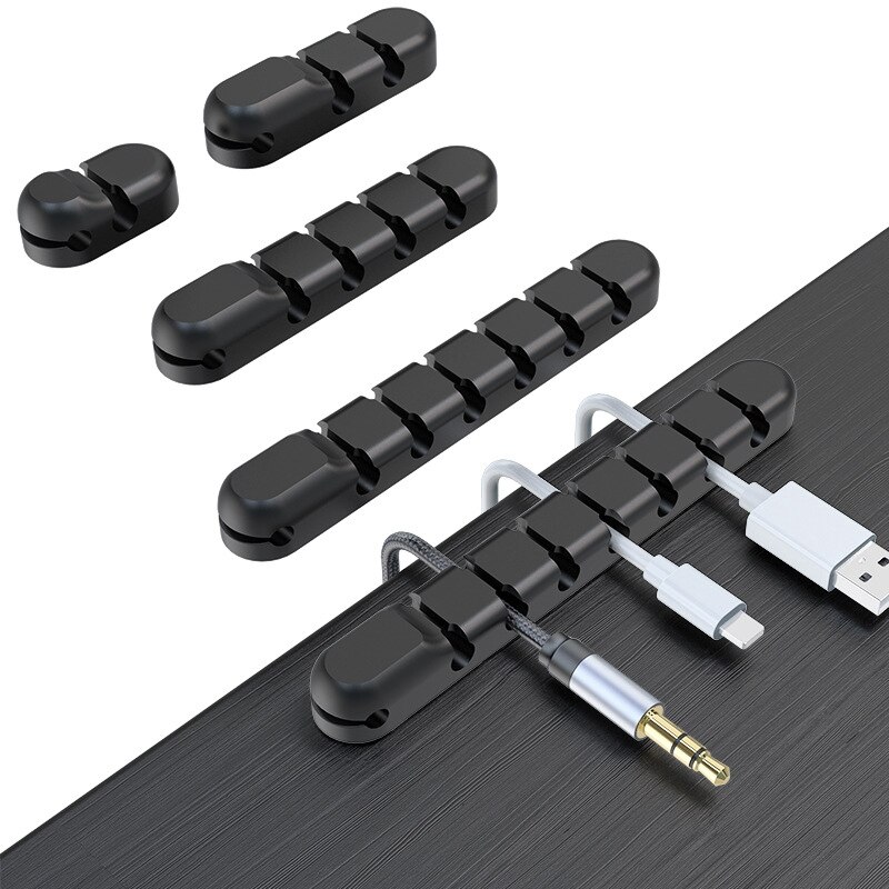 Kabel Houder Organizer Winder Kabel Klem, Silicone... – Grandado