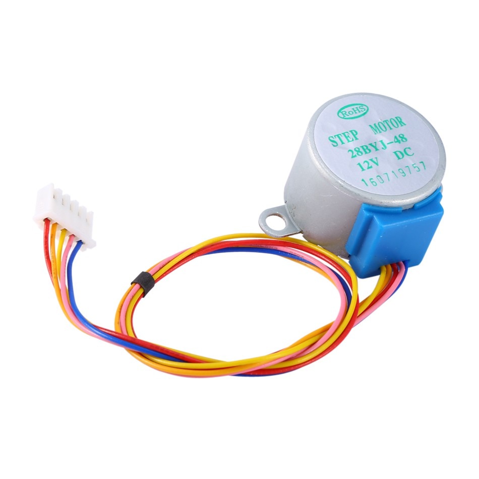 12V 27mm Valve Gear Stepper Motor 28BYJ-48 DC 12V ... – Vicedeal
