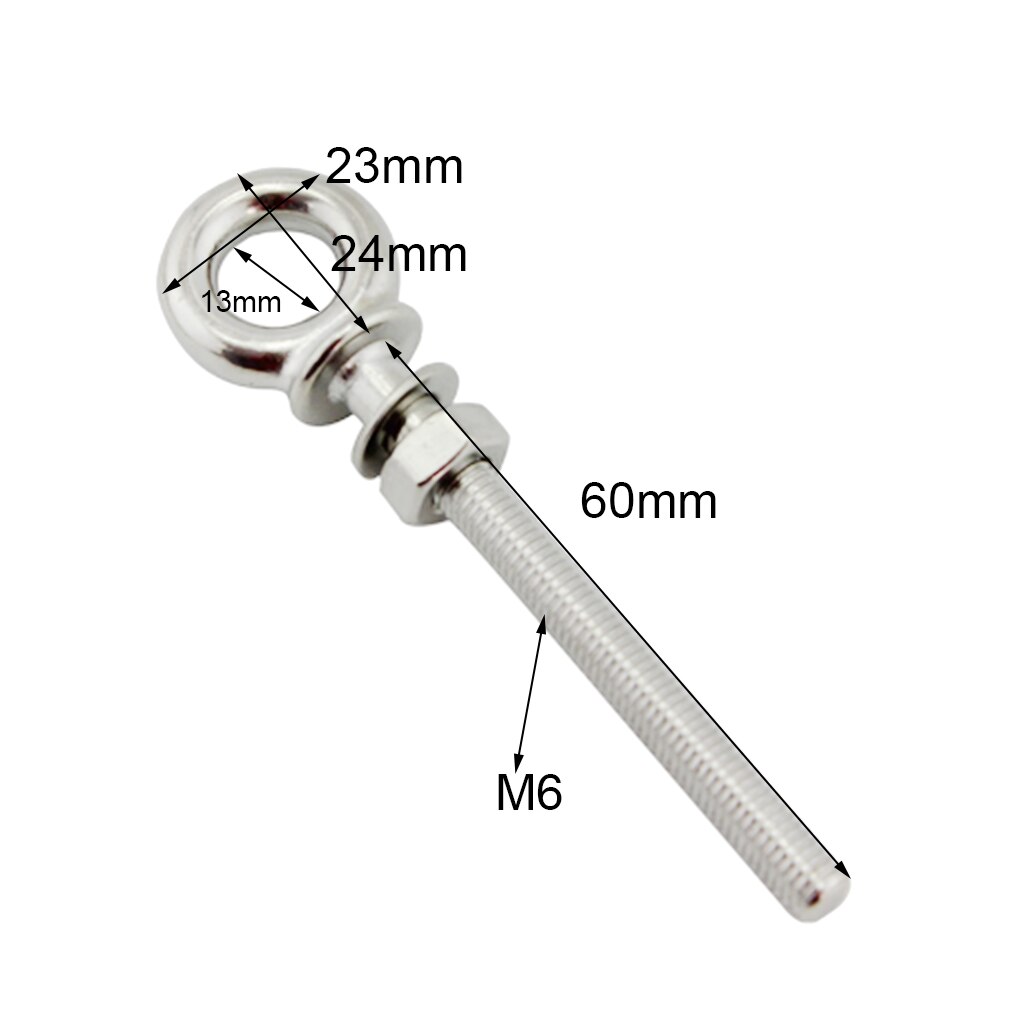 Marin grad 316 rostfritt stål lyftögla bult m6 * ... – Grandado