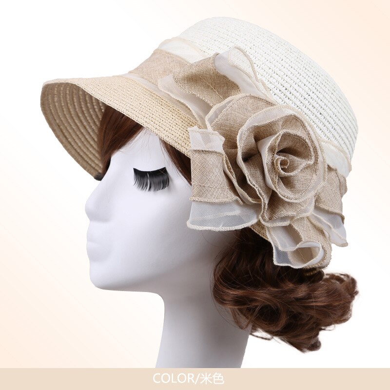 Girls Summer Hat Straw Sun Hat Lady Outside Beach ... – Grandado