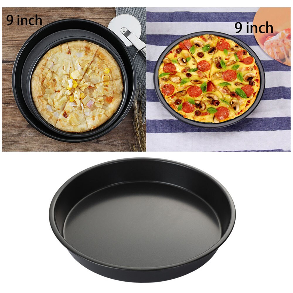 9 Inch Pizza Baking Dish Round Non-Stick Dish Pizz... – Vicedeal