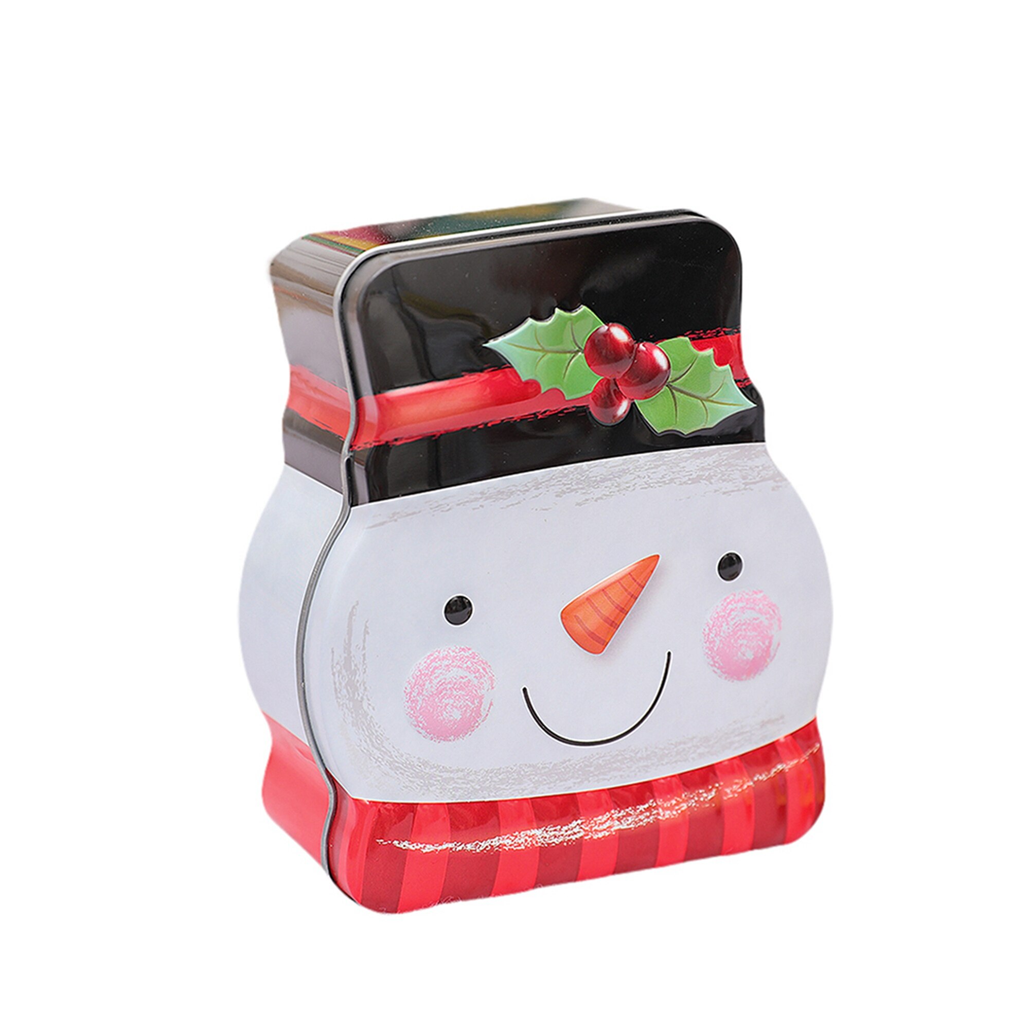 Christmas Tin Box, Cute Santa Claus Snowman Pengui... – Grandado