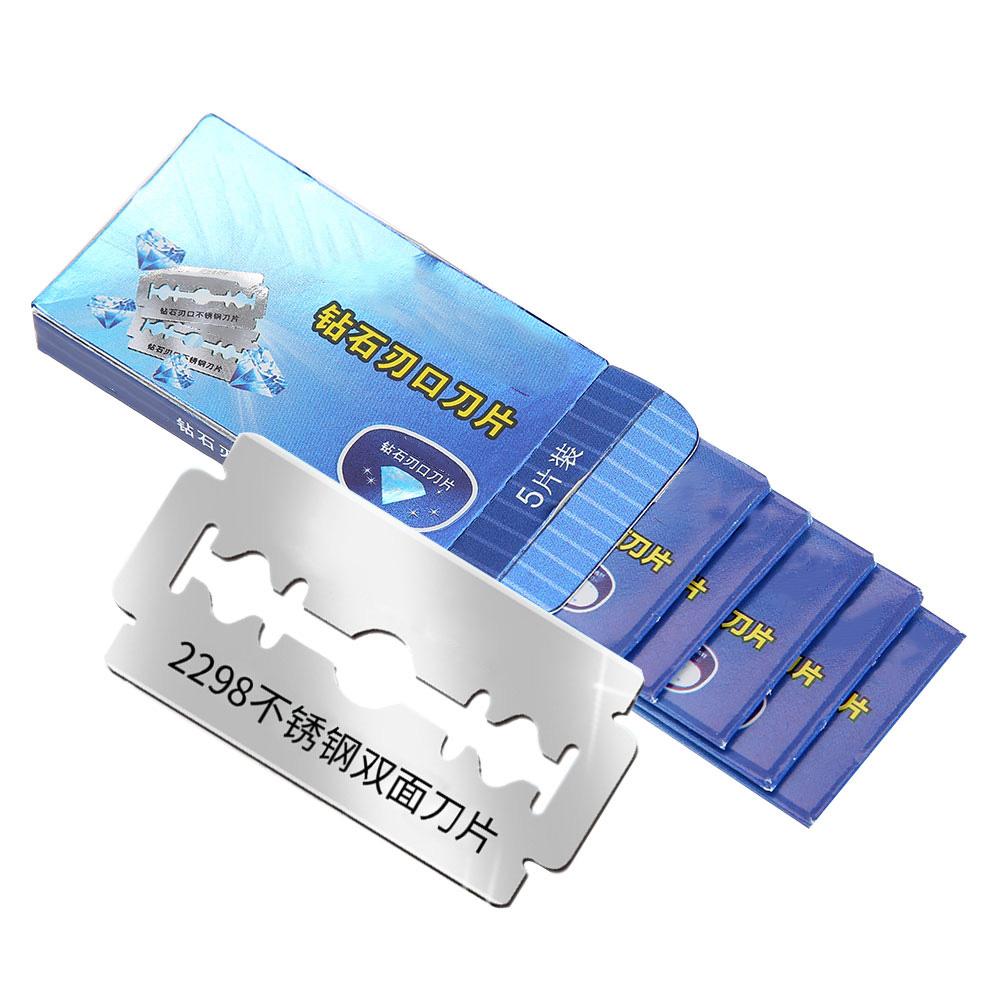 5pcs/set Face Shaving Blades Manual Classic Double... – Grandado