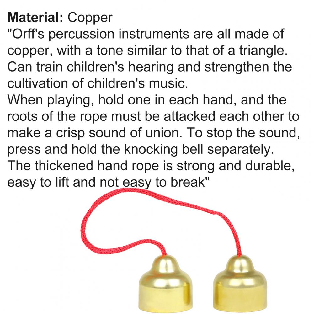 Bell Bump with Rope Educational Music Equipment Po... – Vicedeal