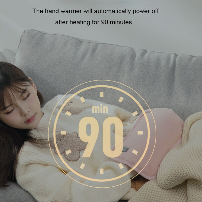Usb uppladdningsbar hand varmare temperatur juster... – Grandado