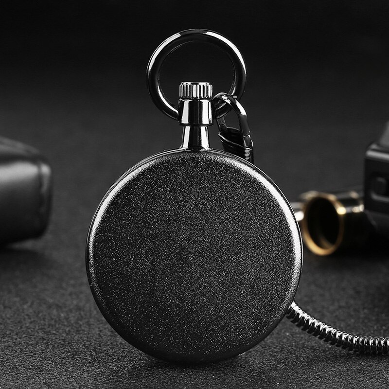 Retro Black Steampunk Open Face Turntable Quartz P... – Grandado