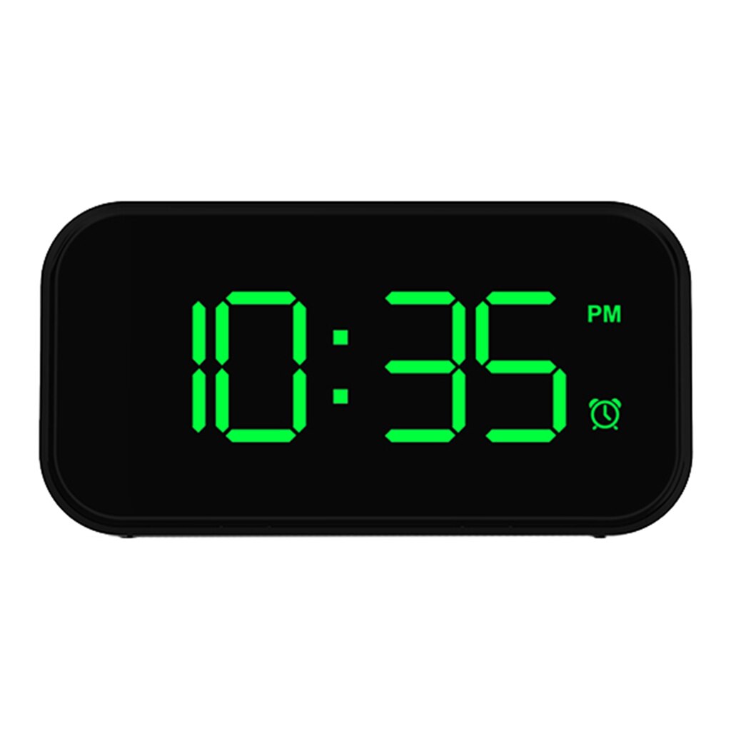 Snooze Digital Alarm Clock 5 Inches LED Screen USB... – Grandado