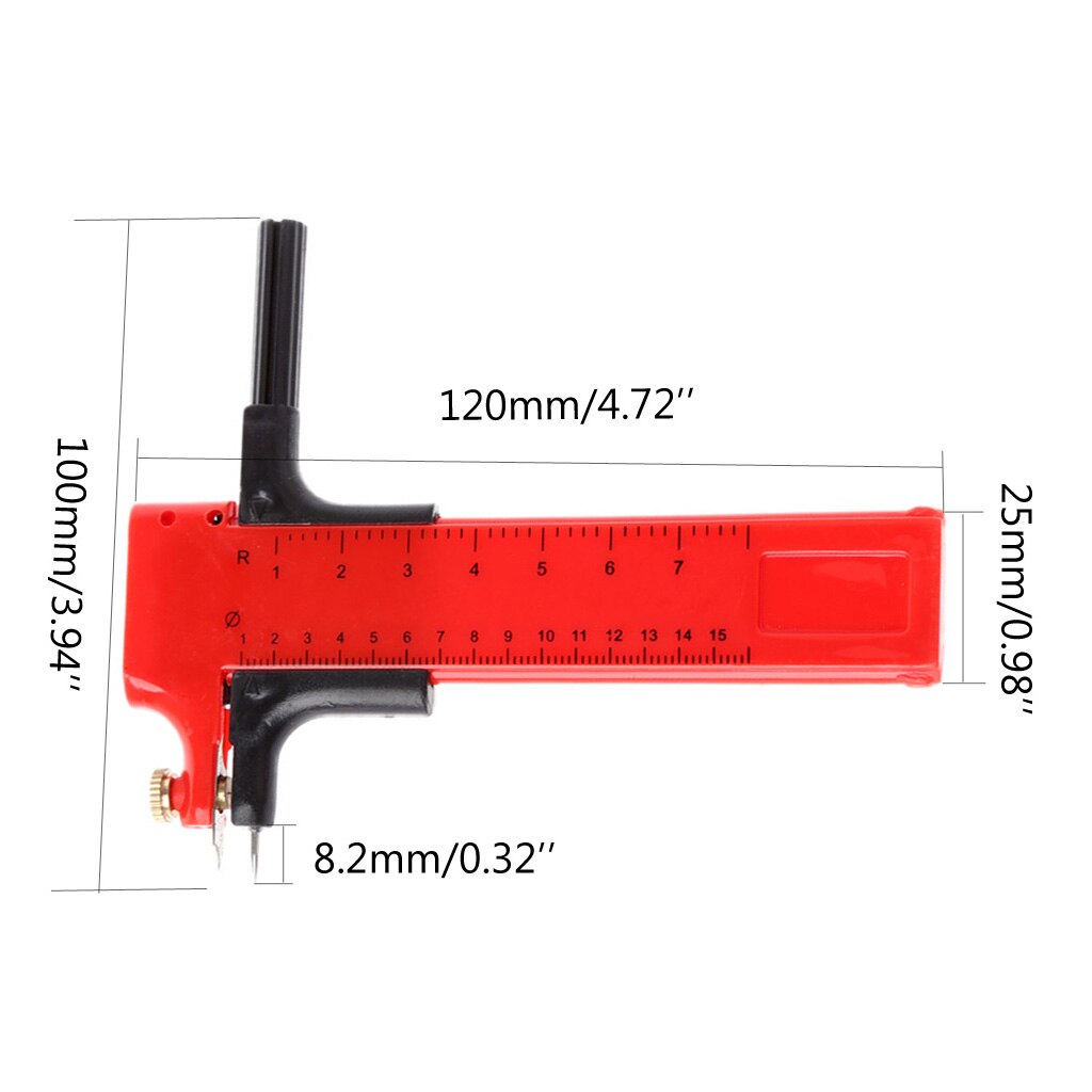 Rotary Compass Circle Cutter Paper Cardboard Rubbe... – Vicedeal