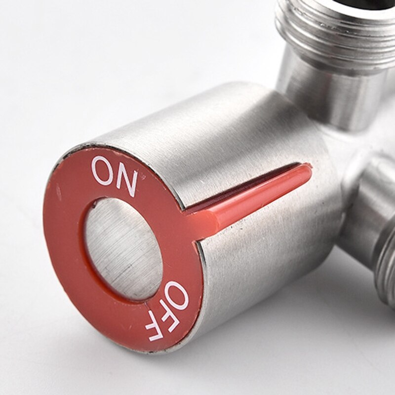 Válvula e de doble salida de acero inoxidable, gri... – Grandado