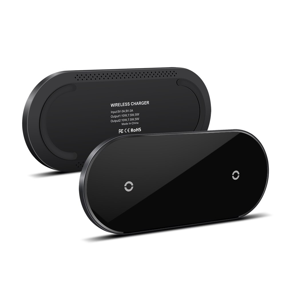 DCAE 2 in 1 20W Wireless Dual Charging Pad Qi Quic... – Grandado