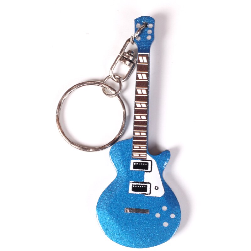 Guitar Wooden Key chain Mini Miniature Guitar Keyc... – Grandado