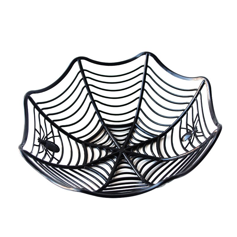 Halloween Black Spider Web Bowl Fruit Plate Candy ... – Vicedeal