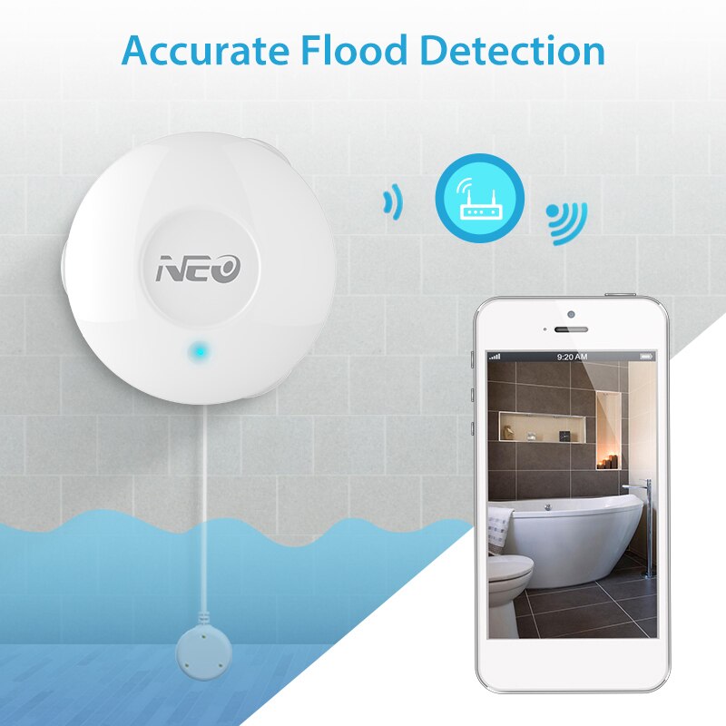 Z Wave Plus Flood Level Overflow Detector DIY MINI... – Vicedeal
