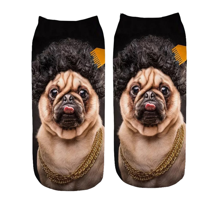 3d tryck dam strumpor valp unisex kawaii hundar co... – Grandado