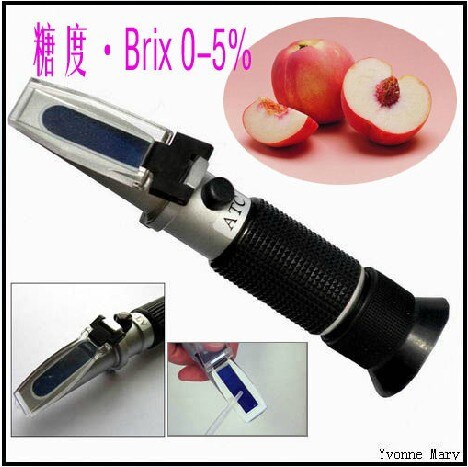 Handheld brix Honey Refractometer brix 0~5% – Grandado