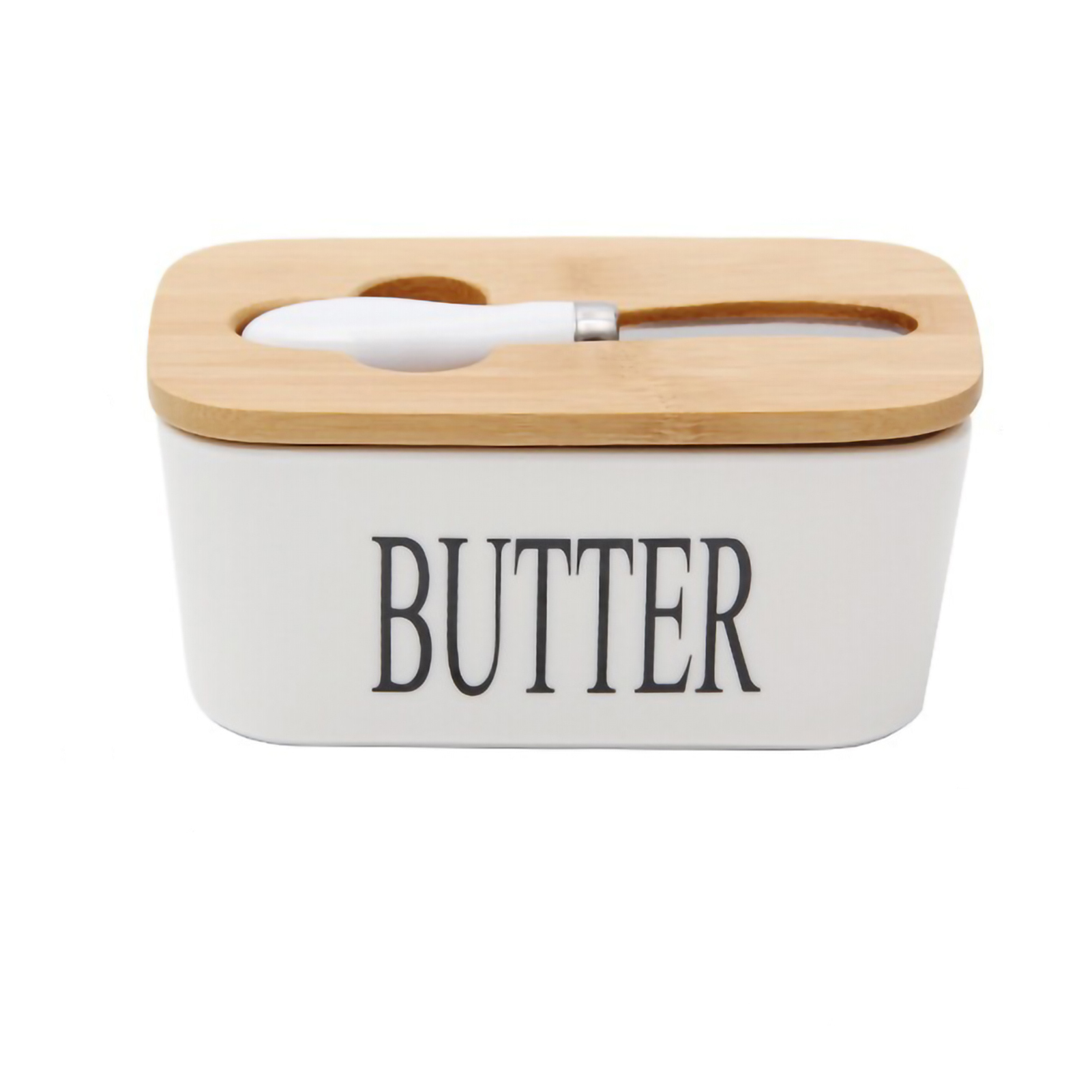 Rechteckige Butterbox aus Keramik, Geschirr, Käset... – Grandado