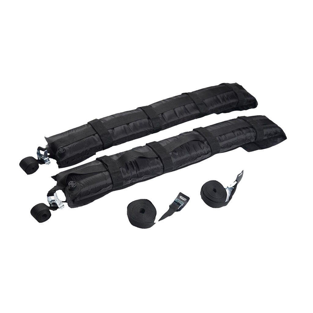 2 Pieces Black Soft Roof Racks Luggage Paddleboard... – Vicedeal