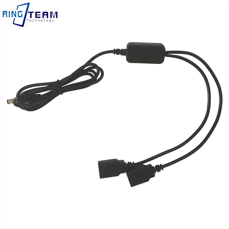 DC 5.5*2.5 mm male head transfer USB Dual female h... – Grandado