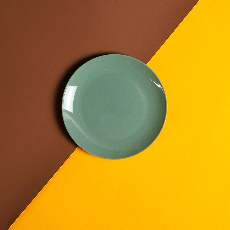 Snacks Dishes Fruit Dessert Salad Plate Round Soli... – Grandado