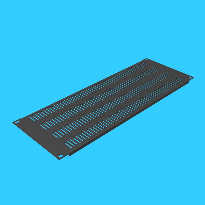 Zwart 4U Koeling Ventilatie Rack Blind Flens Geper... – Grandado