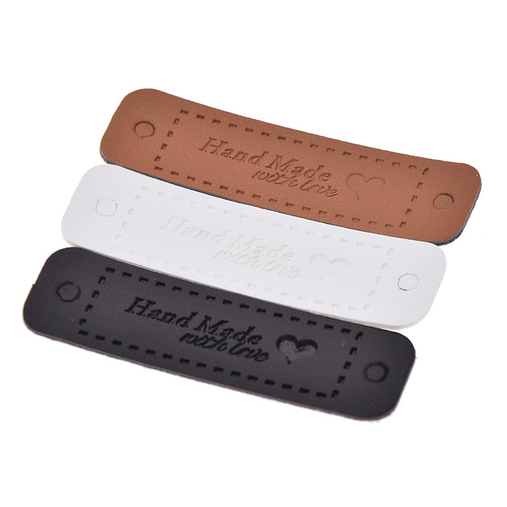 48pcs/lot handmade clothing leather labels for bag... – Grandado