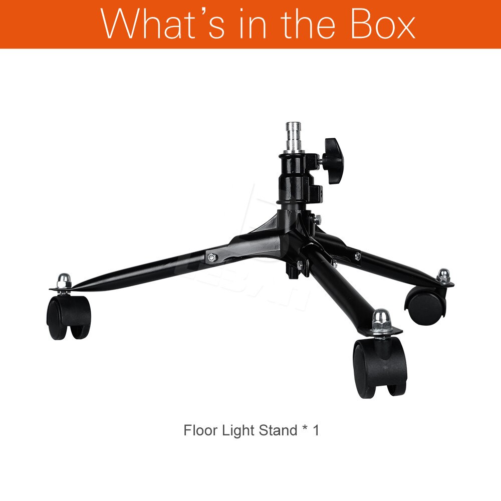 Durable Folding Dolly Wheels Floor Light Stand 20c... – Vicedeal