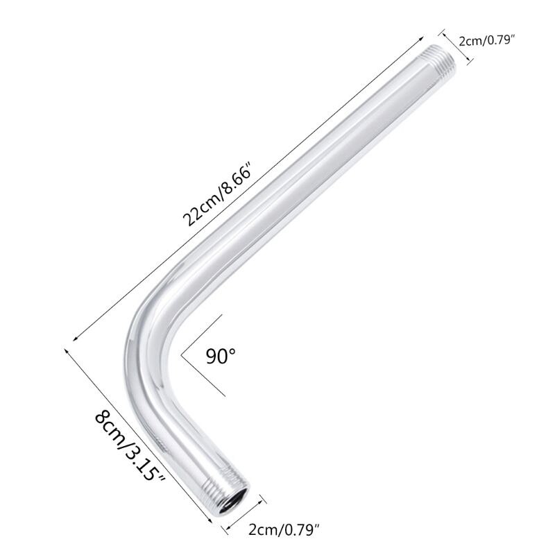 Draad G1/2 Rvs Wandmontage Buis Regendouche Arm Be... – Grandado