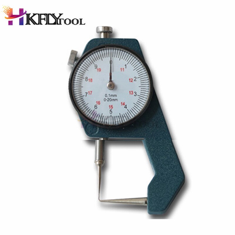 Dikte Meetklok 0-20 Mm Leer Dikte Metalen Tester M... – Vicedeal