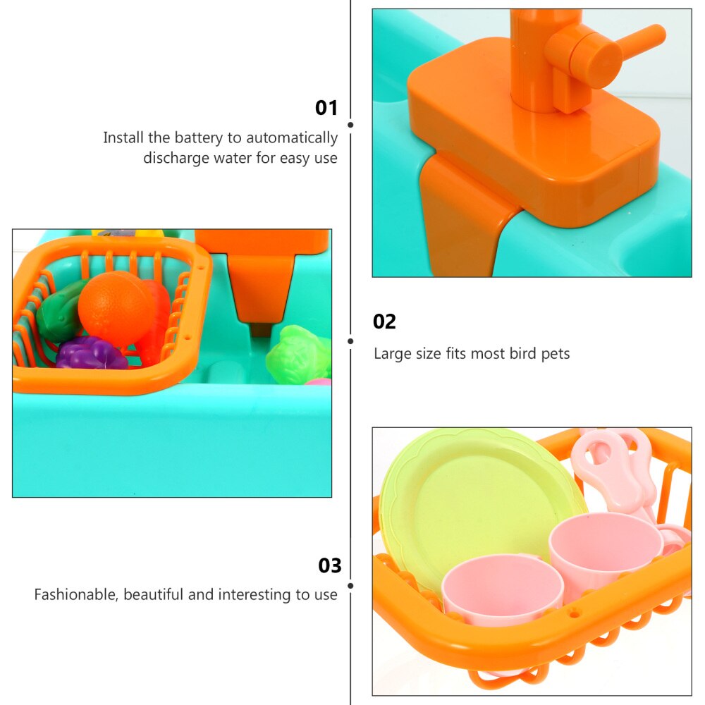 1 Set Birds Bathing Tub Automatic Water Flowing Bo... – Grandado