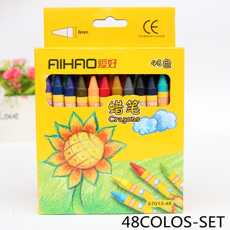 8/12/24/48/64 color/set painted crayons child draw... – Vicedeal