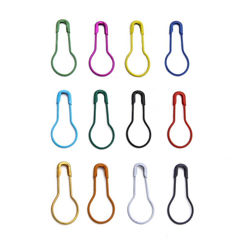 100 Stuks Veiligheid Pinnen Metalen Clips Marker T... – Grandado