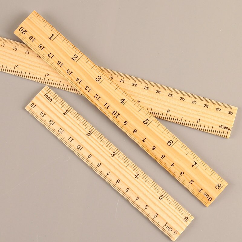 15cm 20cm 30cm High Wooden Ruler Metric Ruler Prec... – Grandado