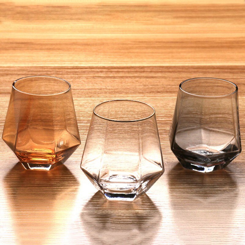 Color Six Sided Whiskey Glass Geometrie Kristal Gl... – Grandado