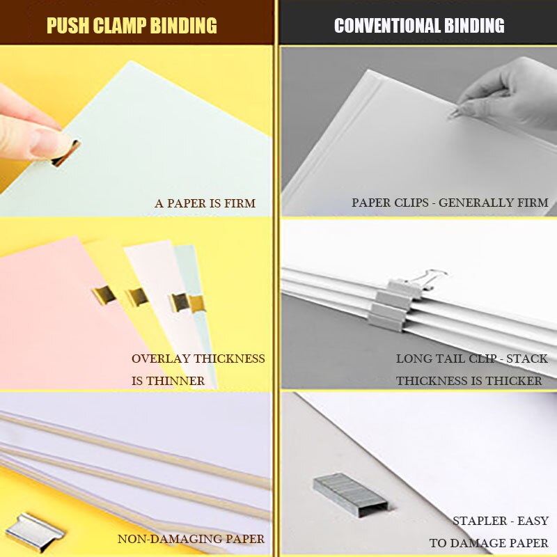 Paper Folder For Students Metal Pusher Large Binde... – Grandado