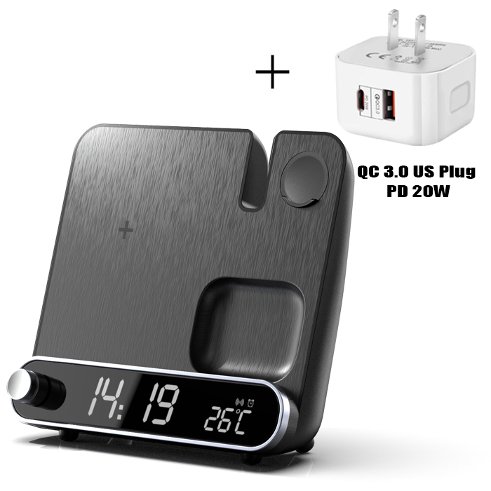 3 in 1 Fast Wireless Charging Station For iPhone 1... – Grandado